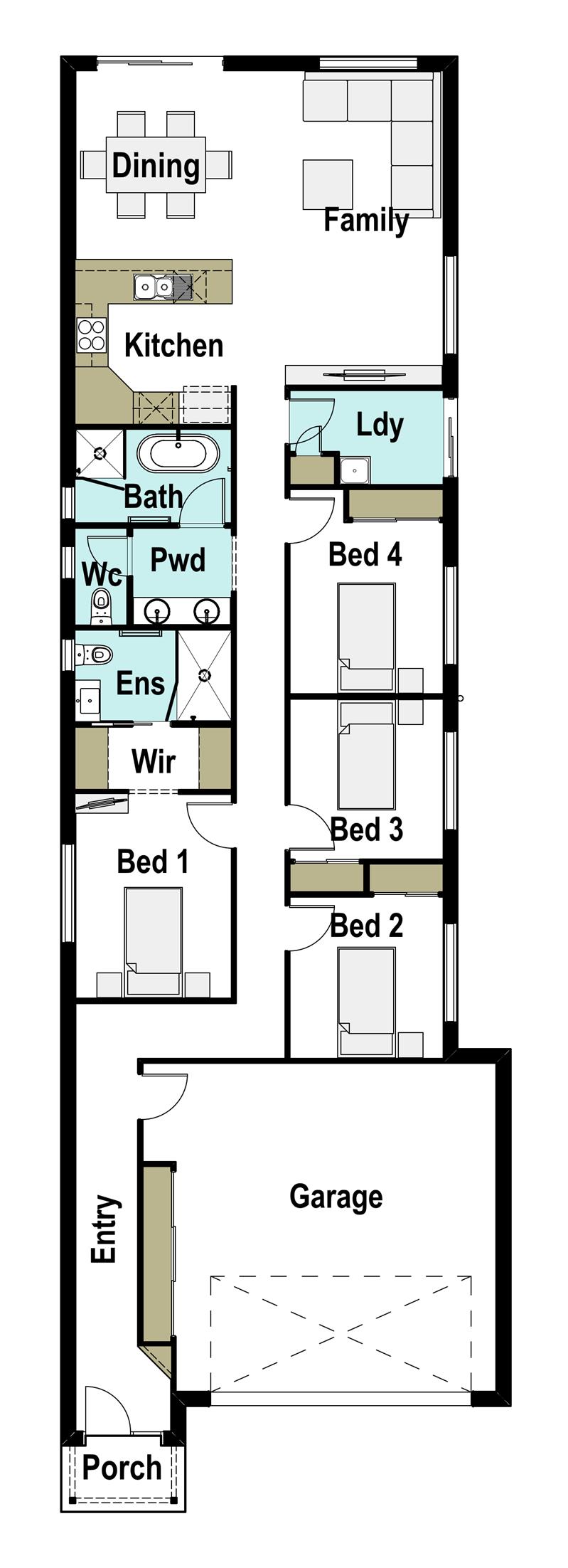 Valerie 185 Design Detail and Floor Plan | Integrity New Homes ...