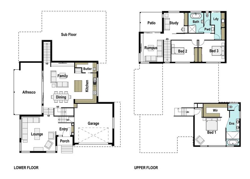 Sierra 365 Design Detail and Floor Plan | Integrity New Homes ...