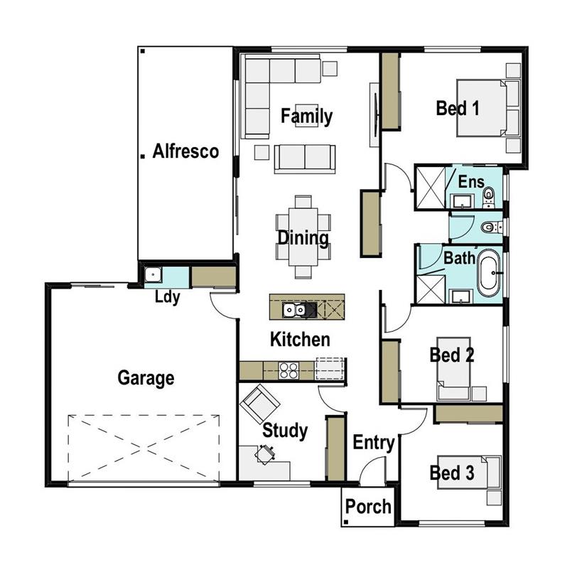 Kirra 185 Design Detail and Floor Plan | Integrity New Homes ...