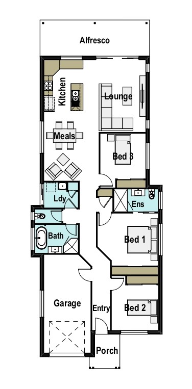 Flinders 170 Design Detail and Floor Plan | Integrity New Homes ...