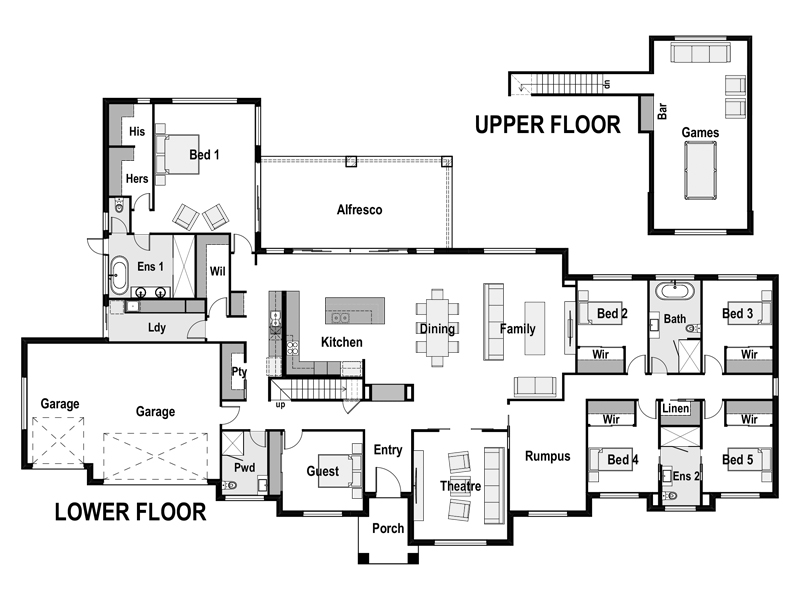 Castle Rock 520 Design Detail and Floor Plan | Integrity New Homes ...