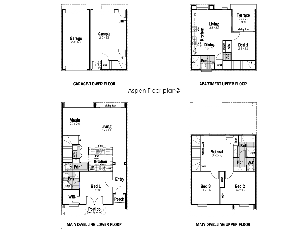 Aspen Design Detail and Floor Plan | Integrity New Homes Cairns ...