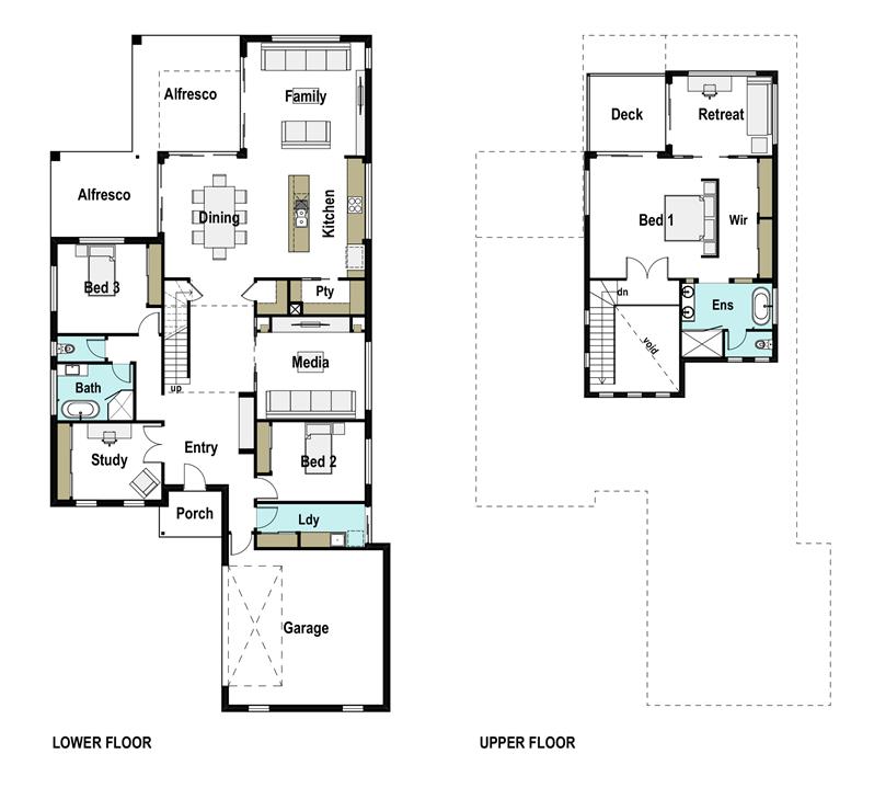 Riverview 350 Design Detail and Floor Plan | Integrity New Homes ...