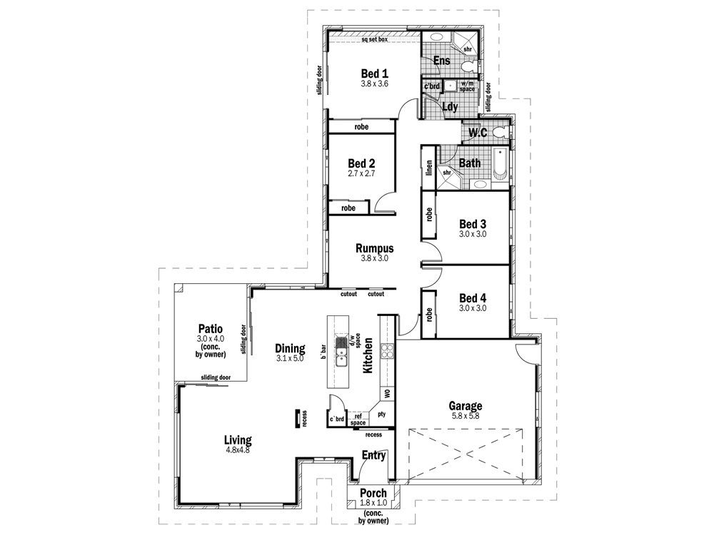 Sovereign 23 Design Detail and Floor Plan | Integrity New Homes ...