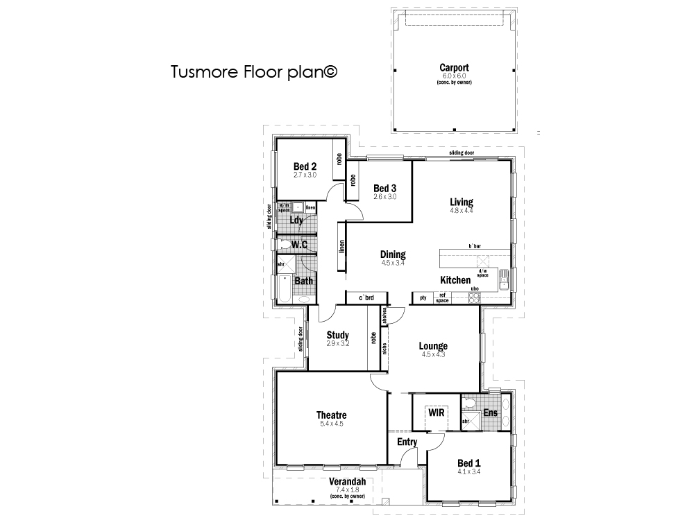 Tusmore Design Detail and Floor Plan | Integrity New Homes | Integrity ...